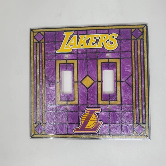 Memory Company | Accessories | Nba Los Angeles Lakers Stain Glass Light ...